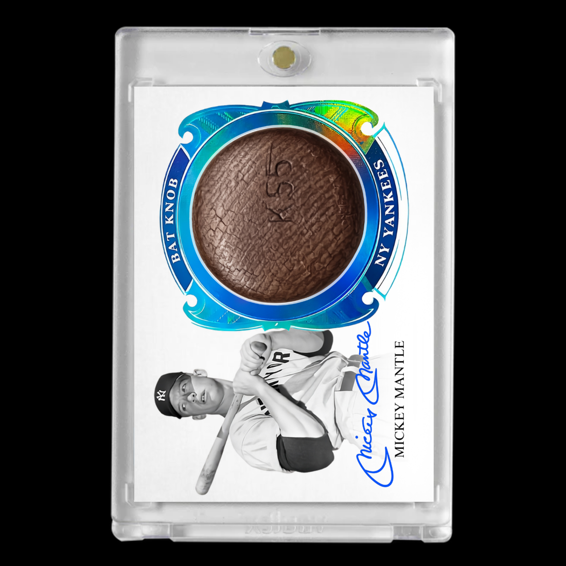 Mickey Mantle Card – New York Yankees Bat Knob Edition! – AmazingFinds.net